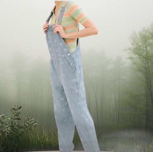 Storia | Jeans | Storia Smiley Happy Face Straight Leg Blue Print Denim ...